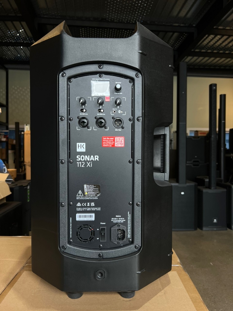 HK 오디오 12인치 파워드스피커판매합니다 SONAR 112Xi 1200와트 앰프내장 / 블루투스 / 무선컨트롤 15.9kg 1 ...